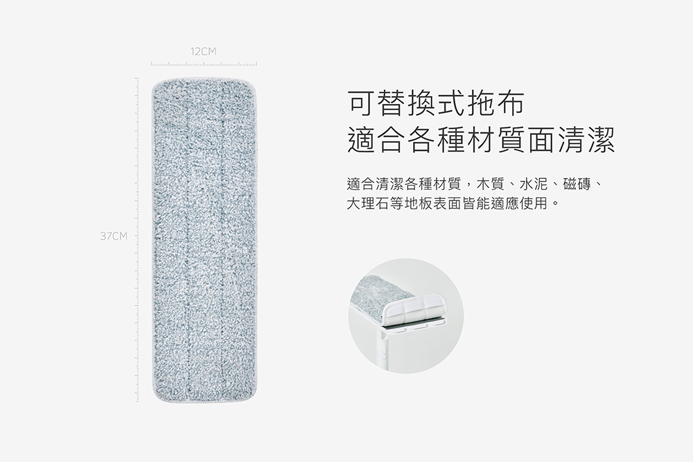 【PERCENT 百潔】QUICK MOP 替換拖布5入