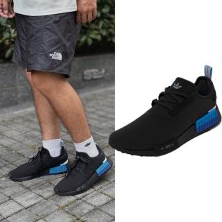 【adidas 愛迪達】ADIDAS ORIGINALS NMD R1 黑藍 全黑 黑魂 男款 休閒鞋 運動鞋 三葉草 IF8029