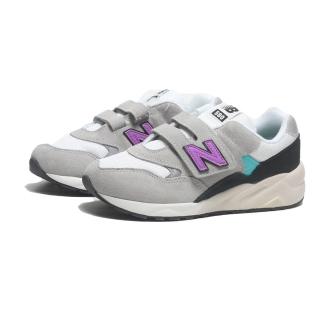 【NEW BALANCE】NEW BALANCE 童鞋 NB 580 灰黑紫 魔鬼氈 中童 PV580GR