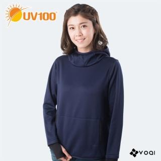 【UV100】防曬 保暖刷毛口罩連帽上衣-女BG81635 保暖、刷毛、連帽、口罩上衣