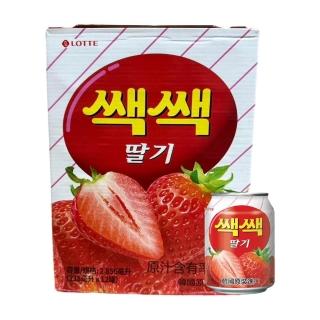【Lotte 樂天】韓國 草莓汁 (每盒12入*238ml)