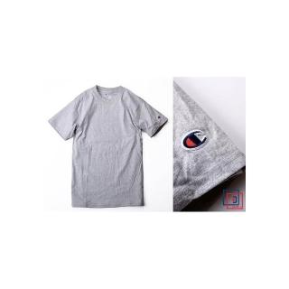 【BRAND T.INC】CHAMPION BASIC TEE T425 灰色*手臂*刺繡*LOGO*素Tee*美版