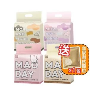 【MAODAY 毛商行】三效除臭/雙效除臭 豆腐貓砂 6L-2.5kg (D1/D2/D3/D4 沸石貓砂 松木款豆腐砂 凝結力強 除臭力強)