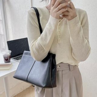 【MoonDy】包包女 托特包 單肩包 韓國包包 復古包包 大容量包包 氣質包包 日系包包 小眾包包 上班包包