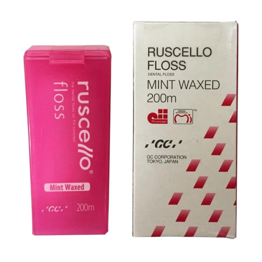 GC ruscello floss 200m有蠟牙線 Luscello 牙線 薄荷蠟質款 日本