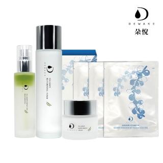 【Dewake 朵悅】海葡萄賦能凍齡組(保濕水+雙層精華+極光乳+超導水面膜)