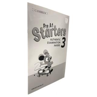 【CAMBRIDGE】Pre A1 Starters 3 Answer Booklet 9781108465175(解答本)