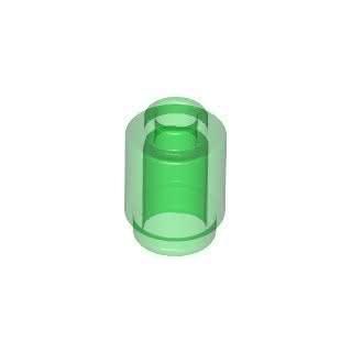 【LEGO 樂高】零件一組15入 圓形磚 1x1 3062b 透明綠色 3006848樂高零件