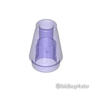 【LEGO 樂高】零件一組25入 圓錐 1x1 4589b 透明紫色 4567340樂高零件