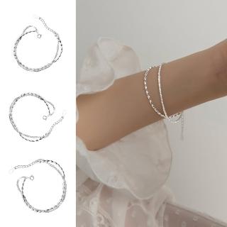 【KEDDY】女生手鍊-S925-純銀手鍊-串珠手鍊-高級感-手鍊-手環-飾品配件-雙層手鍊-閨蜜手鍊-生日禮物