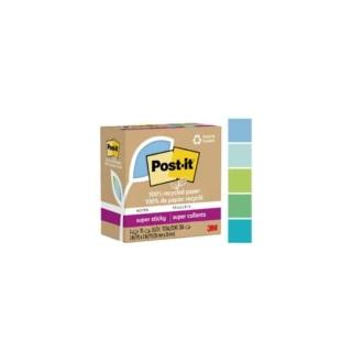 【3M】3M 環保利貼654R-5SS-藍色系 墊腳石購物網