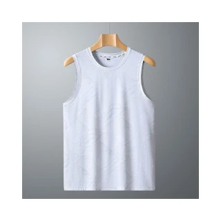 2025夏季 L-8XL 130公斤大呎碼 休閒背心 排汗背心 冰絲背心 凉感背心 速乾背心 無袖 t恤 無袖 男 運動型背心 坎肩背心 健身背心