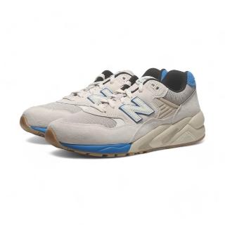 【NEW BALANCE】NEW BALANCE 休閒鞋 NB 580 米白藍 麂皮 復古鞋 男女 MT580ESB