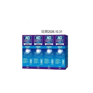 【Alcon 愛爾康】!!限時下殺!!(4瓶組)愛爾康AO耶歐雙氧隱形眼鏡保養液360ml（4瓶組）