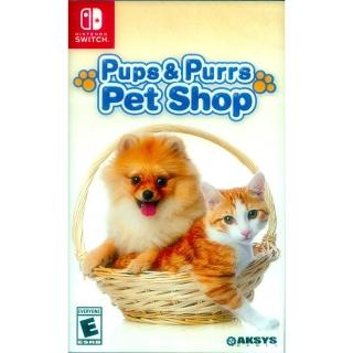 【Nintendo 任天堂】NS SWITCH 貓貓狗狗寵物店 英文美版 Pups & Purrs Pet Shop 汪汪喵喵寵物店