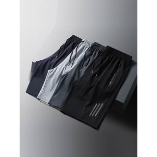 2025夏季 L-8XL 速乾褲 短褲男 五分褲 運動短褲 男士短褲 涼感短褲 冰絲短褲 跑步短褲 健身短褲 跑步健身運動休閒短褲