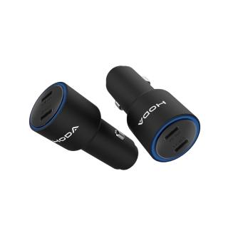 HODA 72W 雙孔 USB-C 車載PD 快速充電器 車充 快充頭 車用快充