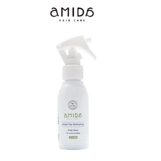 【Amida 蜜拉】新升級頭皮清新噴霧80ml(綠茶款一般髮質適用)