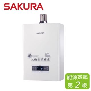 SAKURA櫻花 16L 四季溫智慧水量熱水器 DH1670F(NG1)