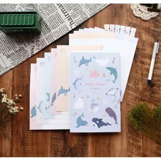 【Dimanche 迪夢奇】《文創旗艦店》The Ocean 月計畫貼紙組 v.2 D2301201（迪夢奇／手帳貼紙／標籤／貼紙／裝飾）