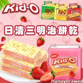 【NISSIN 日清】Kid-O 三明治餅乾 136g袋裝