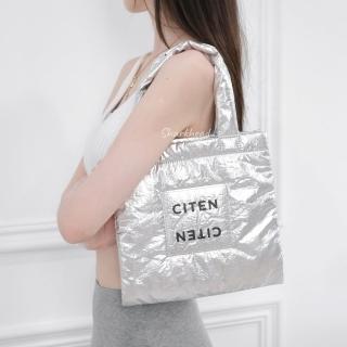 現貨 Citen Tote 日本代購 托特包 銀 Y3K 雙層 小包 空氣感 手提包