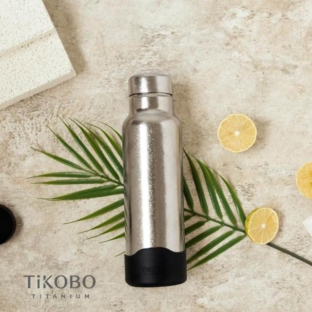 【TiKOBO 鈦工坊】鈦杯 純鈦經典袋鼠瓶 700ml 多色可選 贈細吸管 (吸管杯 飲料杯 環保杯 隨行瓶 保溫瓶 水壺)