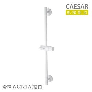 【CAESAR 凱撒衛浴】凱撒衛浴 CAESAR WG121 鉻 / WG121W 白色 / WG121B 黑色 浴室滑桿 淋浴滑桿 304不鏽鋼
