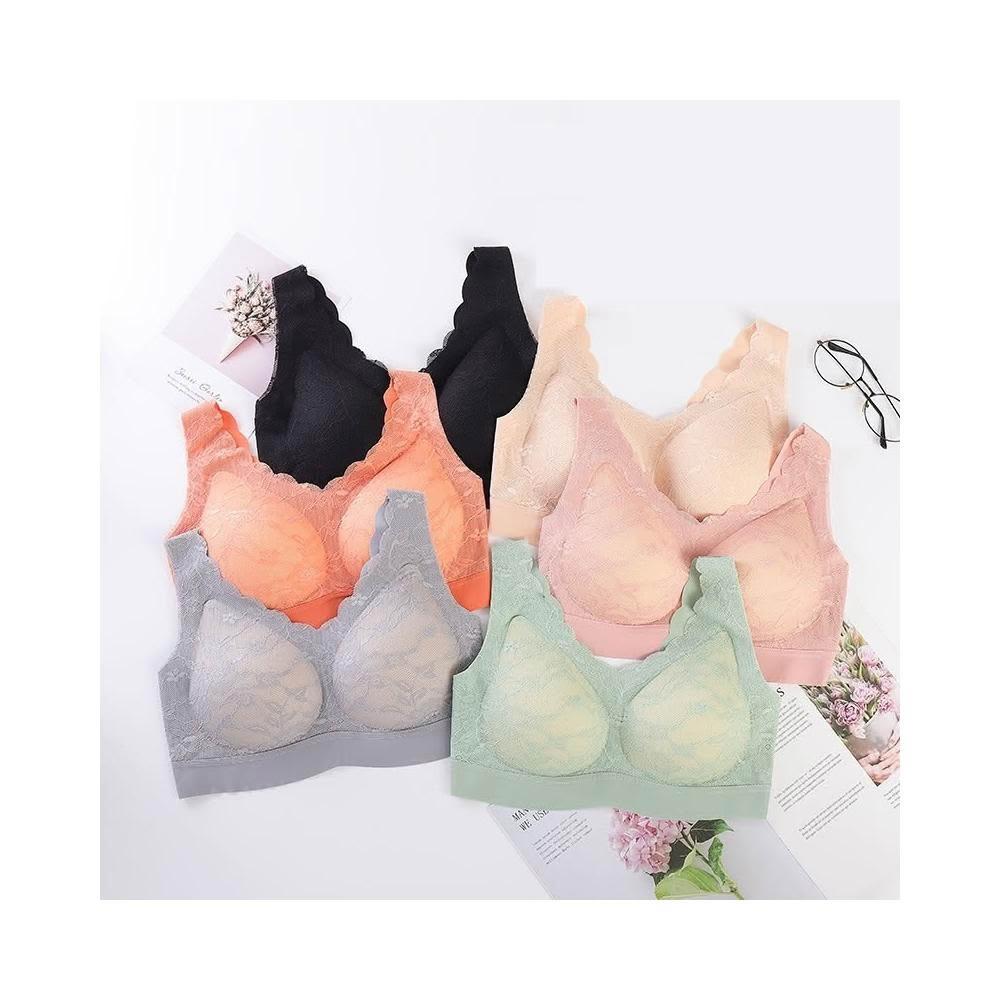 【JDUDS】乳膠2.0蕾絲無鋼圈內衣 背心式內衣 無鋼圈內衣 舒適內衣 蕾絲內衣 乳膠內衣 透氣內衣