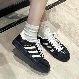 【adidas 愛迪達】ADIDAS ORIGINALS HANDBALL SPEZIAL 小香風 黑菱格紋 JP5669