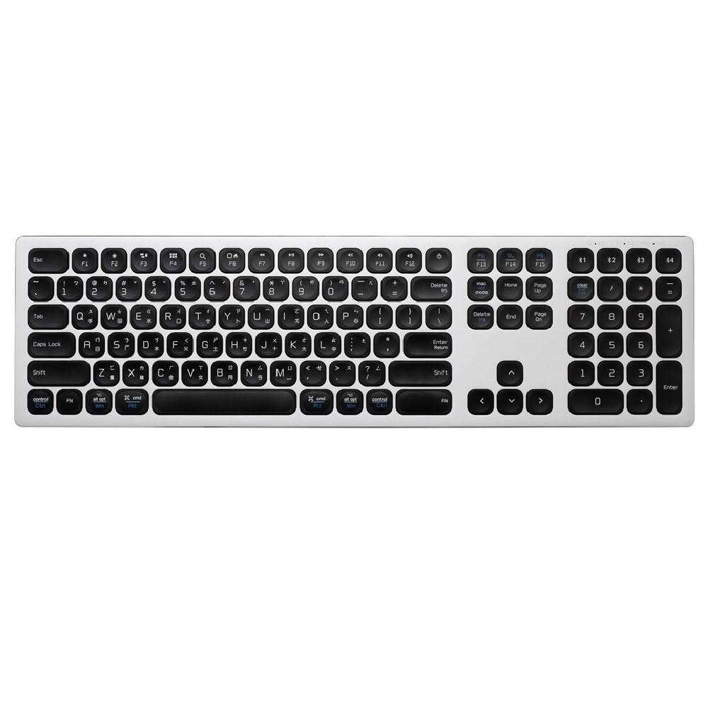 LEXKING(雷斯特) BT-7308R Mac/Win雙模式鋁金屬藍牙無線鍵盤