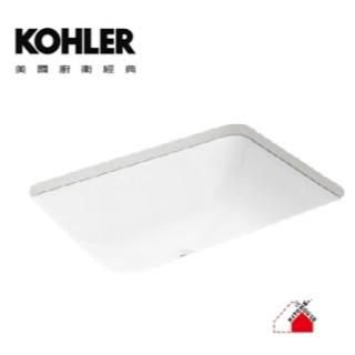 【KOHLER】美國KOHLER Forefront 長方形下崁盆 (內徑 57x40cm)K-2949T-0