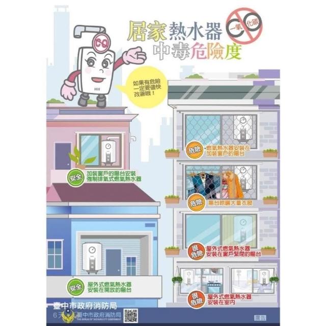 【SAKURA 櫻花】櫻花 SAKURA DH1628 16L 無線溫控 智能恆溫熱水器 屋內屋外適用 (含基本安裝 限中彰投)