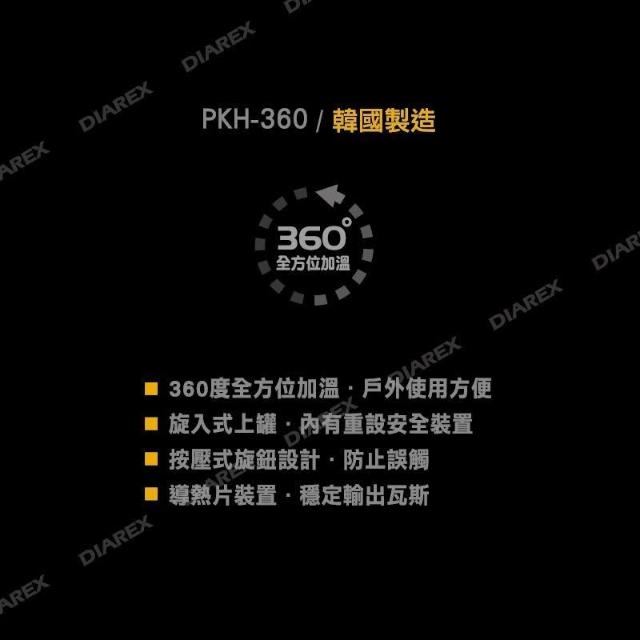 【Pro Kamping 領航家】【大山野營】PKH-360 360度瓦斯暖爐 取暖器 露營暖爐 野營 露營