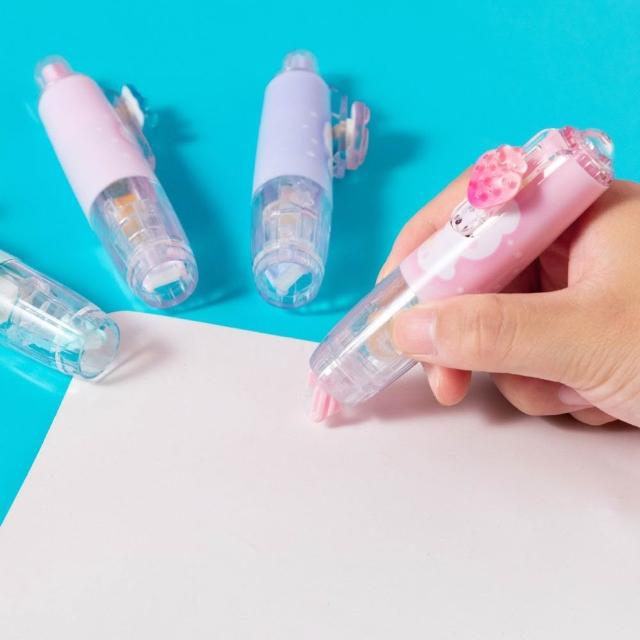 【Easygoo 輕鬆】按動點點膠筆｜可愛造型黏貼點膠 文具點點膠 手帳裝飾膠 不拉絲 不沾手 6mmiable 5m 文創文具【輕鬆購五金百貨