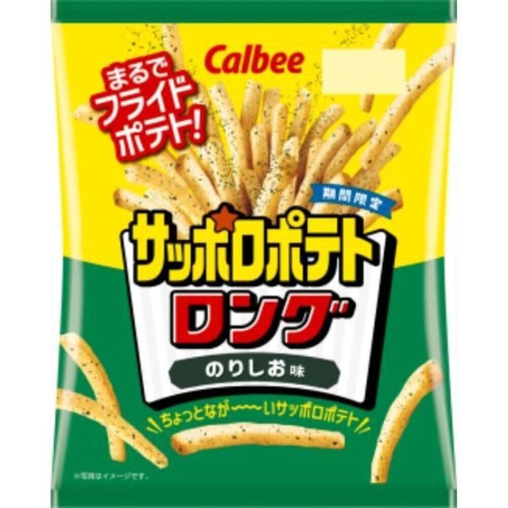 【Calbee 卡樂比】*貪吃熊* 日本 Calbee 加樂比 卡樂比薯條餅乾 洋芋條 海苔鹽味