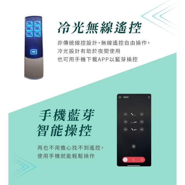 【席格Seagirt】德國OKIN馬達床墊型電動床「天絲水冷膠」ST-202